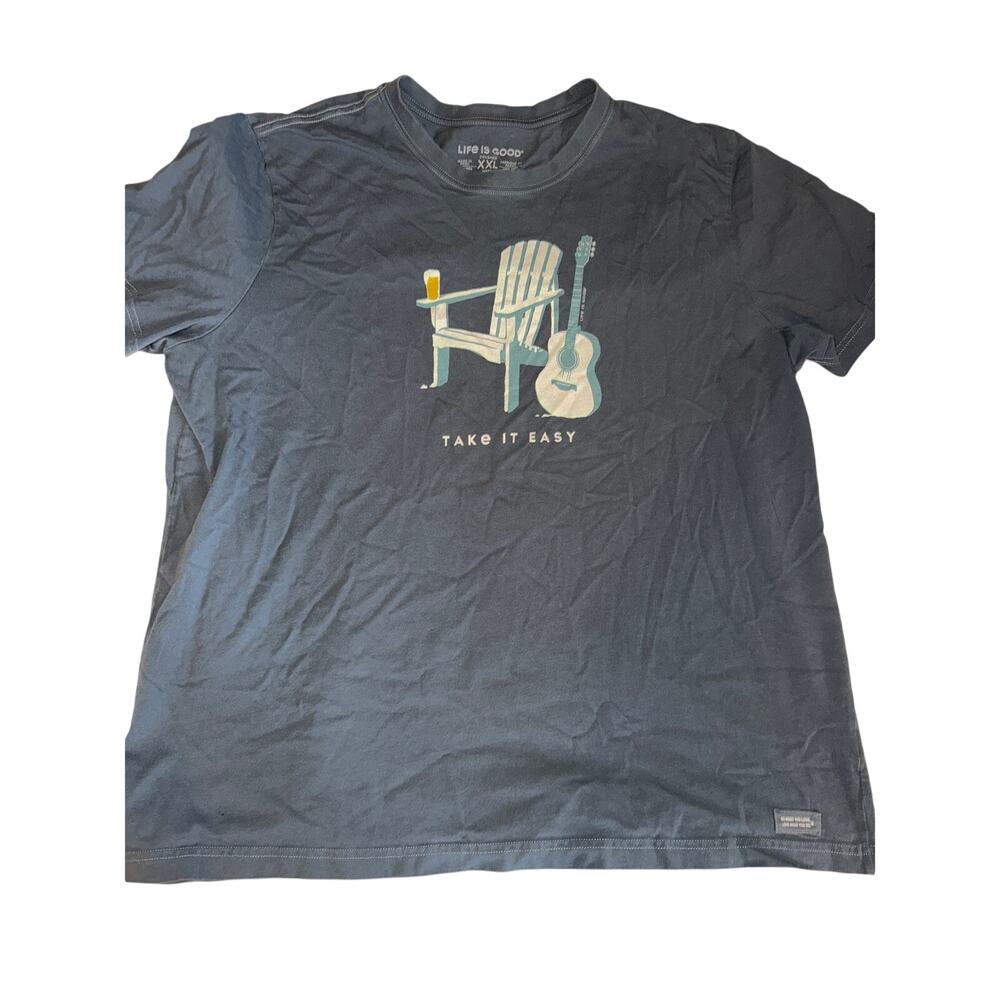 LIFE IS GOOD size XXL shirt - Gem
